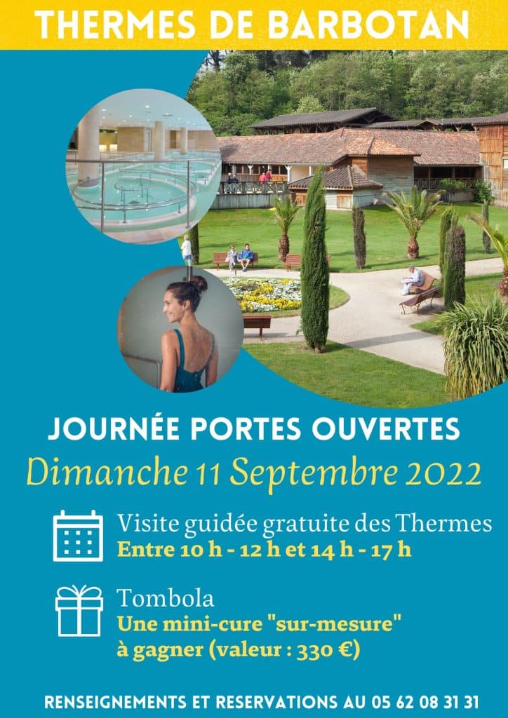 Portes Ouvertes aux Thermes de Barbotan : Dimanche 11 septembre ...